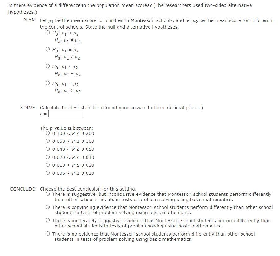 Solved This exercise is based on summary statistics rather | Chegg.com