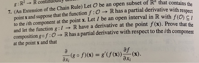 Solved : R2 → R continuously 7. (An Extension of the Chain | Chegg.com
