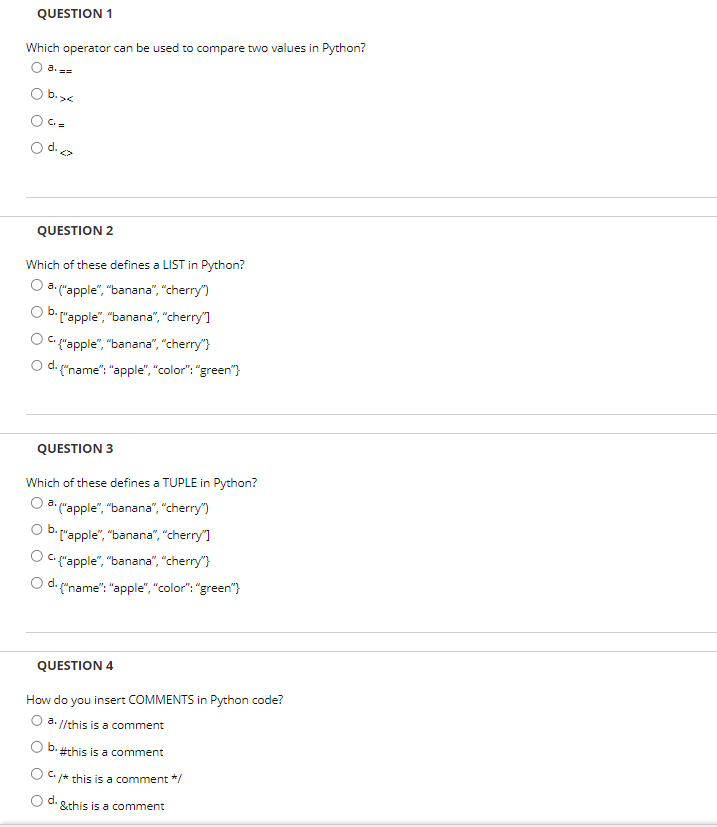 Which operator can be used to compare two values in | Chegg.com
