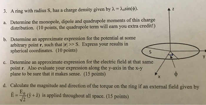 Solved 2-Asine) Determine the monopole, dipole and | Chegg.com