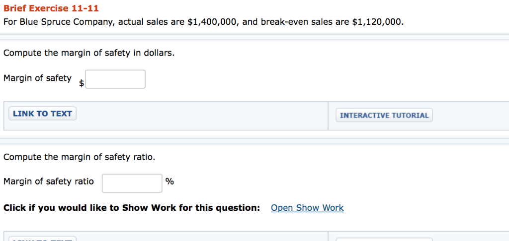 Solved Brief Exercise 11-11 For Blue Spruce Company, actual | Chegg.com