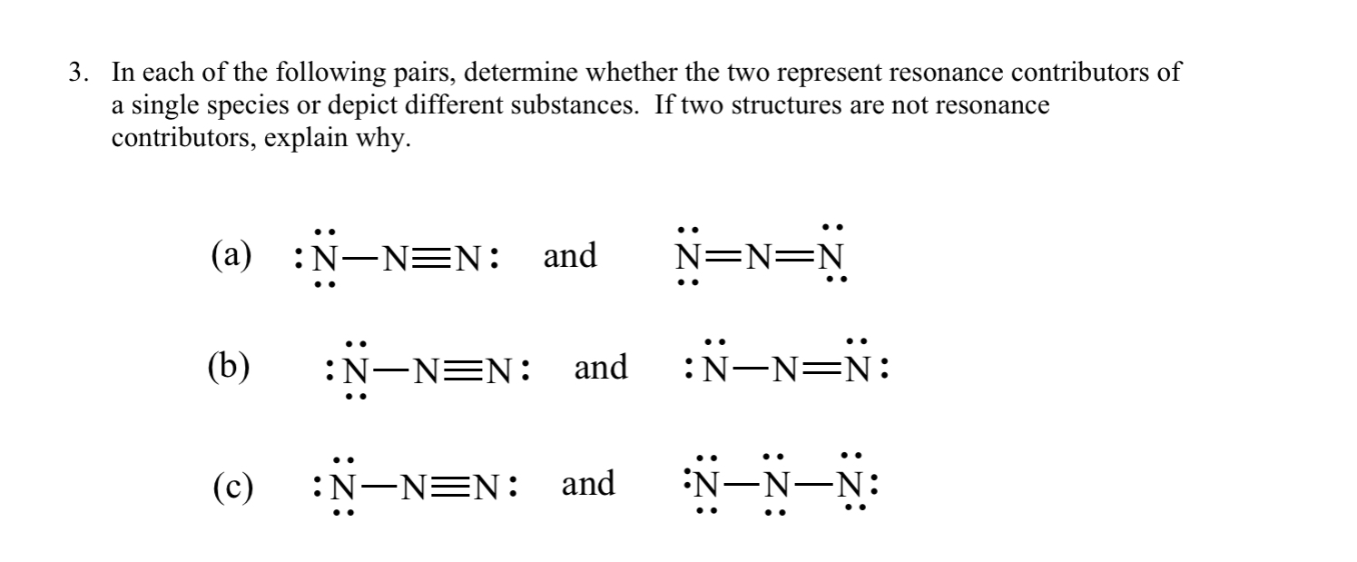 Solved In each of the following pairs, determine whether the | Chegg.com