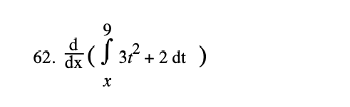 Solved ddx(∫﻿93t2+2dt) | Chegg.com