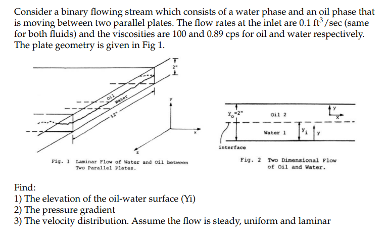 Solved Consider a binary flowing stream which consists of a | Chegg.com