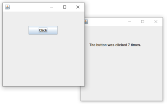 Solved JAVA: Implement a class MainWin with a frame 300x300 | Chegg.com