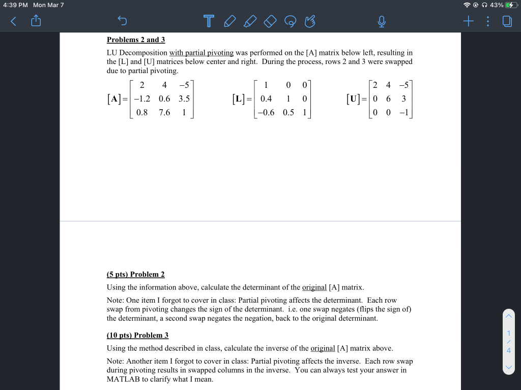 Solved 4:38 PM Mon Mar 7 43% s ТО ОН + : 0 EMAE 250 - | Chegg.com