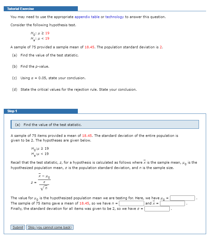 Solved Tutorial Exercise You may need to use the appropriate | Chegg.com