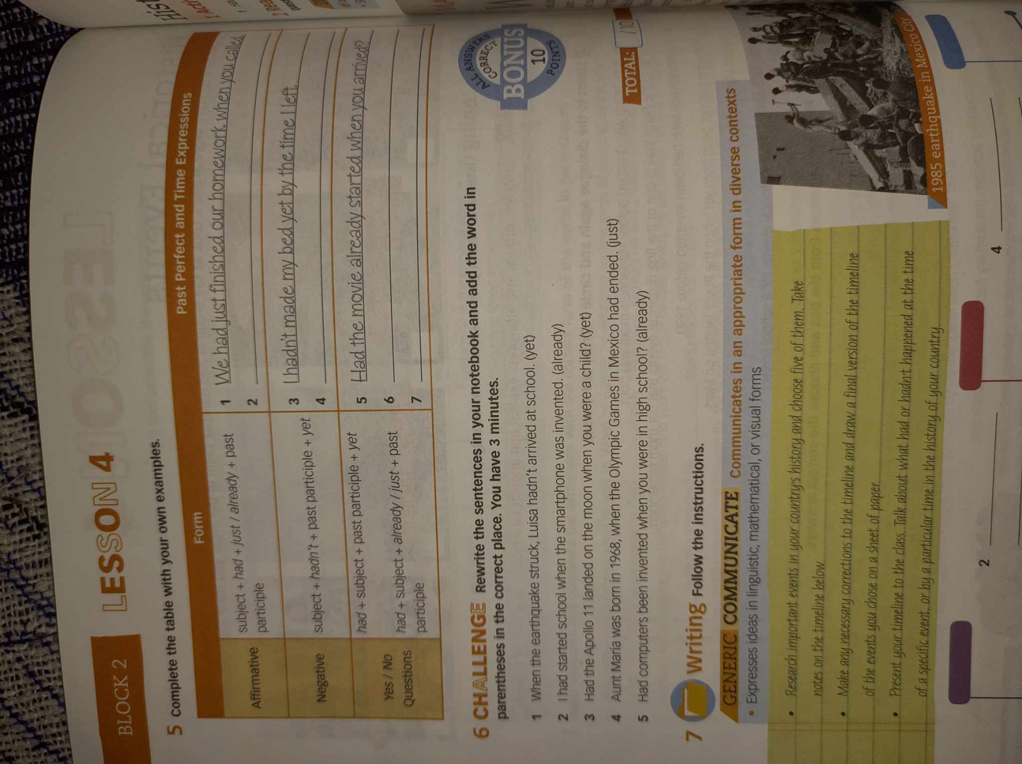 5 complete the table with your own examples. 6 | Chegg.com