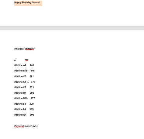 PwonQut, buzzer [p21);Happy Birthday fast - obtained | Chegg.com