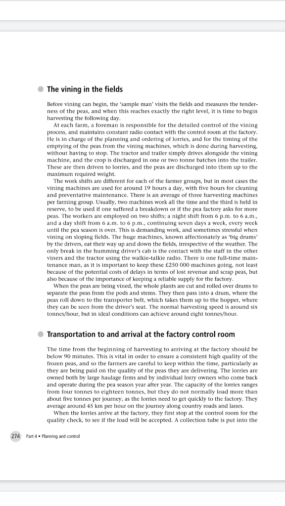 CASE 28 Peas Case date 1995 Stuart Chambers and Tammy | Chegg.com