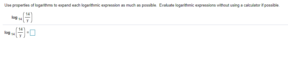 Solved Use properties of logarithms to expand the | Chegg.com