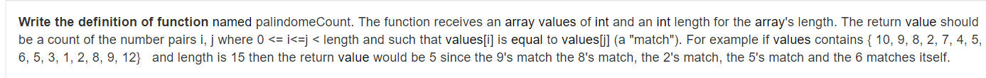 Solved Write the definition of function named | Chegg.com