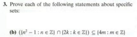 Solved 3. Prove each of the following statements about | Chegg.com