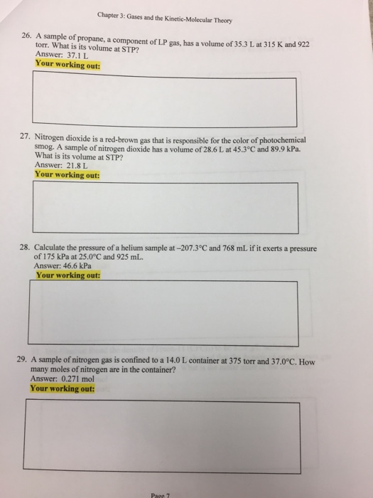 Solved A sample of propane, a component of LP gas, has a | Chegg.com
