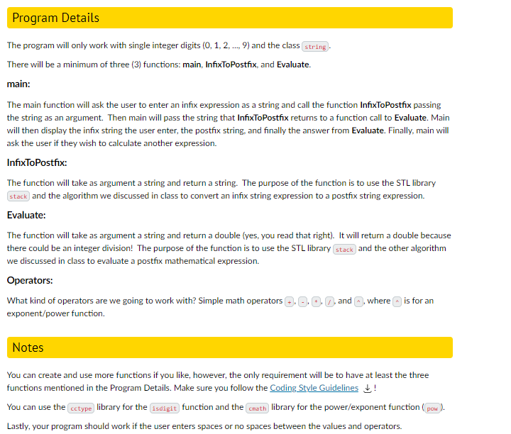 Solved C++ code is mostly done. I am a little stuck and need | Chegg.com