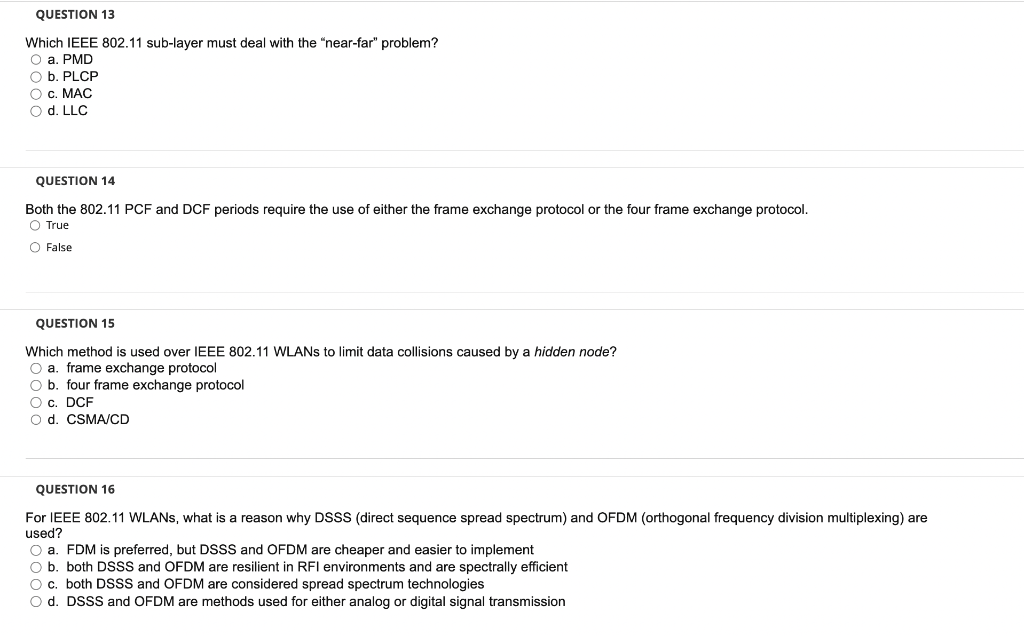 Solved What are some of the technologies used in Ethernet | Chegg.com