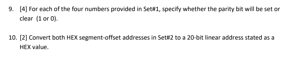 Solved USE THIS NUMBER SET TO SOLVE THE QUESTION BELOW. SHOW | Chegg.com