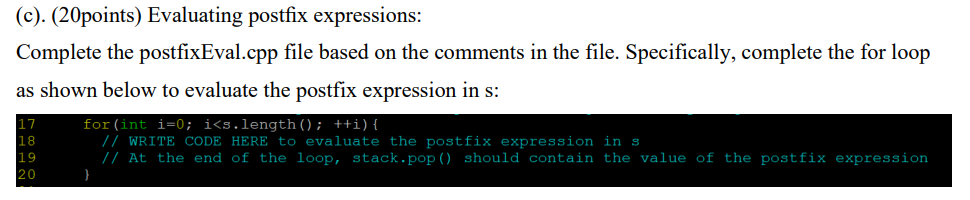 Solved ONLY EDIT INSIDE THE FOR LOOP IN THE CPP FILES!• The | Chegg.com