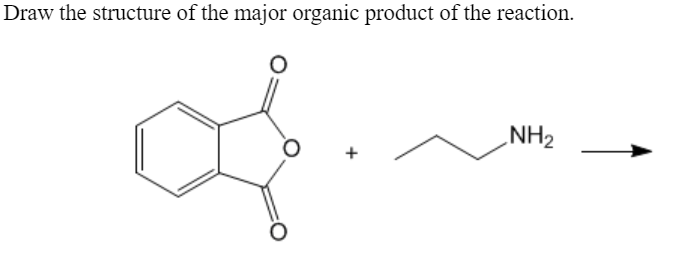 Solved Draw the structure of the major organic product of | Chegg.com