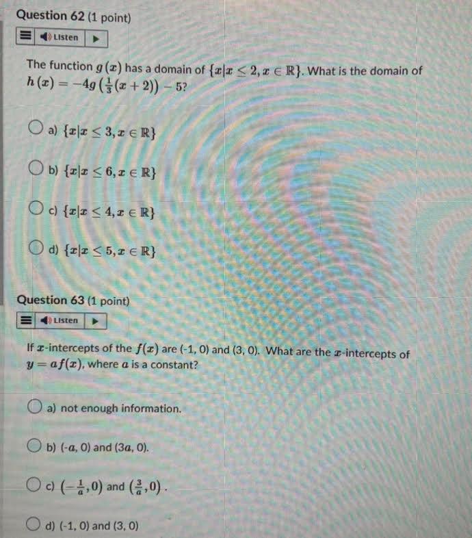 Solved The function g(x) has a domain of {x∣x≤2,x∈R}. What | Chegg.com