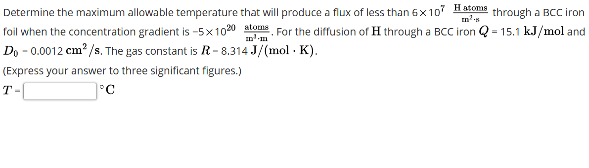 Solved Determine the maximum allowable temperature that will | Chegg.com