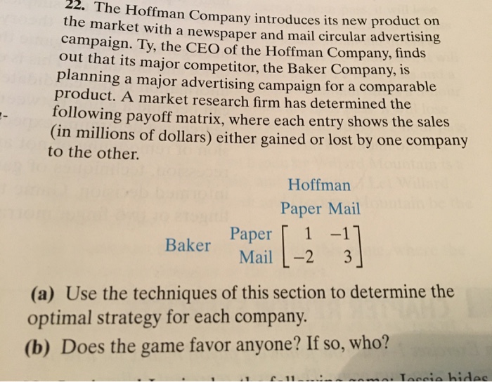 Solved Solve using linear programming (matrix) see | Chegg.com Solved Solve using linear programming (matrix) see | Chegg.com