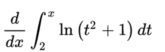 Solved ddx∫2xln(t2+1)dt | Chegg.com