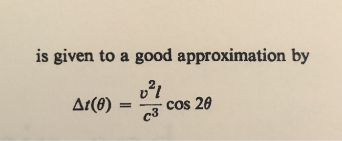 Solved 2-8 The ether-wind theory of the Michelson-Morley | Chegg.com