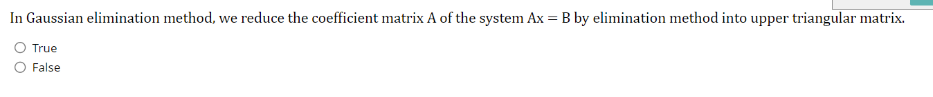 Solved If A=[1004], then det(2A2) is 32 True FalseIf A and B | Chegg.com