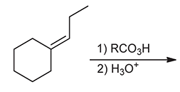 Solved 1) RCO3H 2) H3O* | Chegg.com