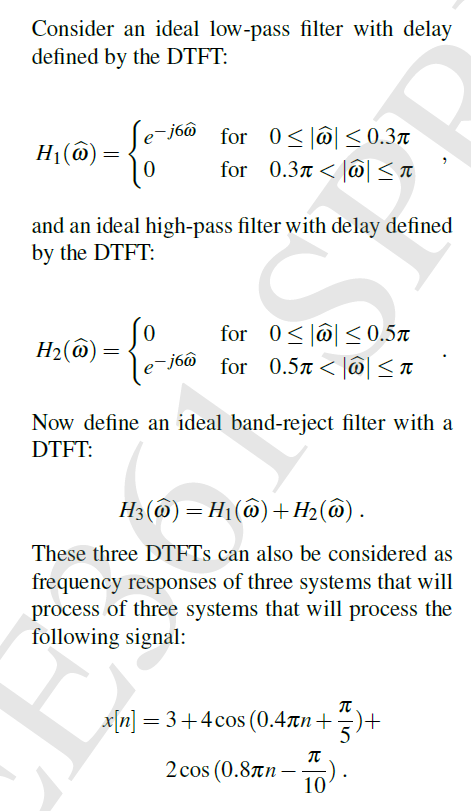 Solved Consider an ideal low-pass filter with delay defined | Chegg.com