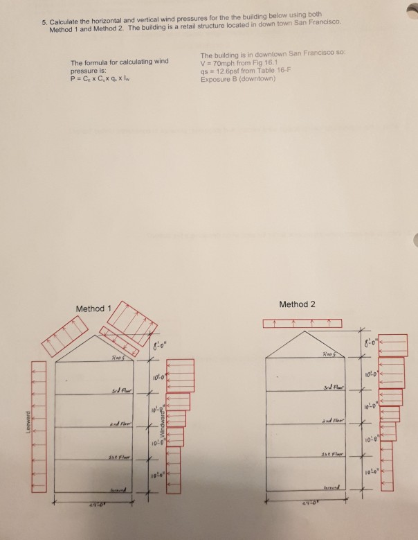 5. Calculate the horizontal and vertical wind | Chegg.com