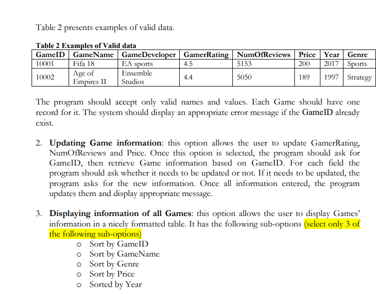 Solved The aim of Game Recommendation System is to provide | Chegg.com