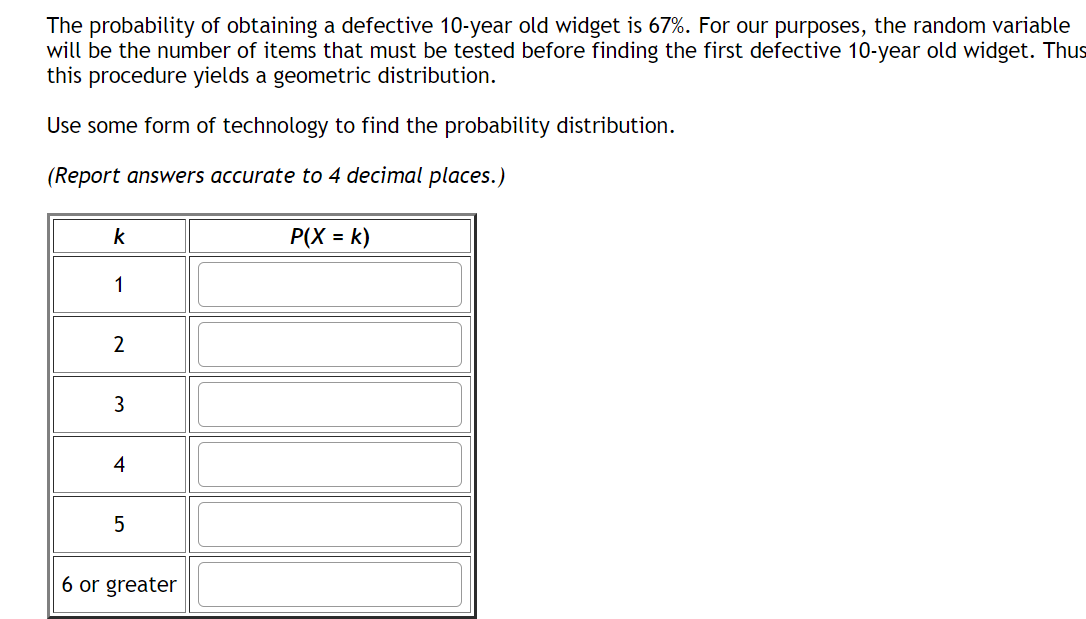 Solved The probability of obtaining a defective 10-year old | Chegg.com
