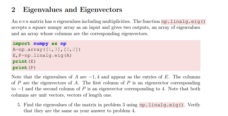 Solved Often times there are very small entries in an output | Chegg.com
