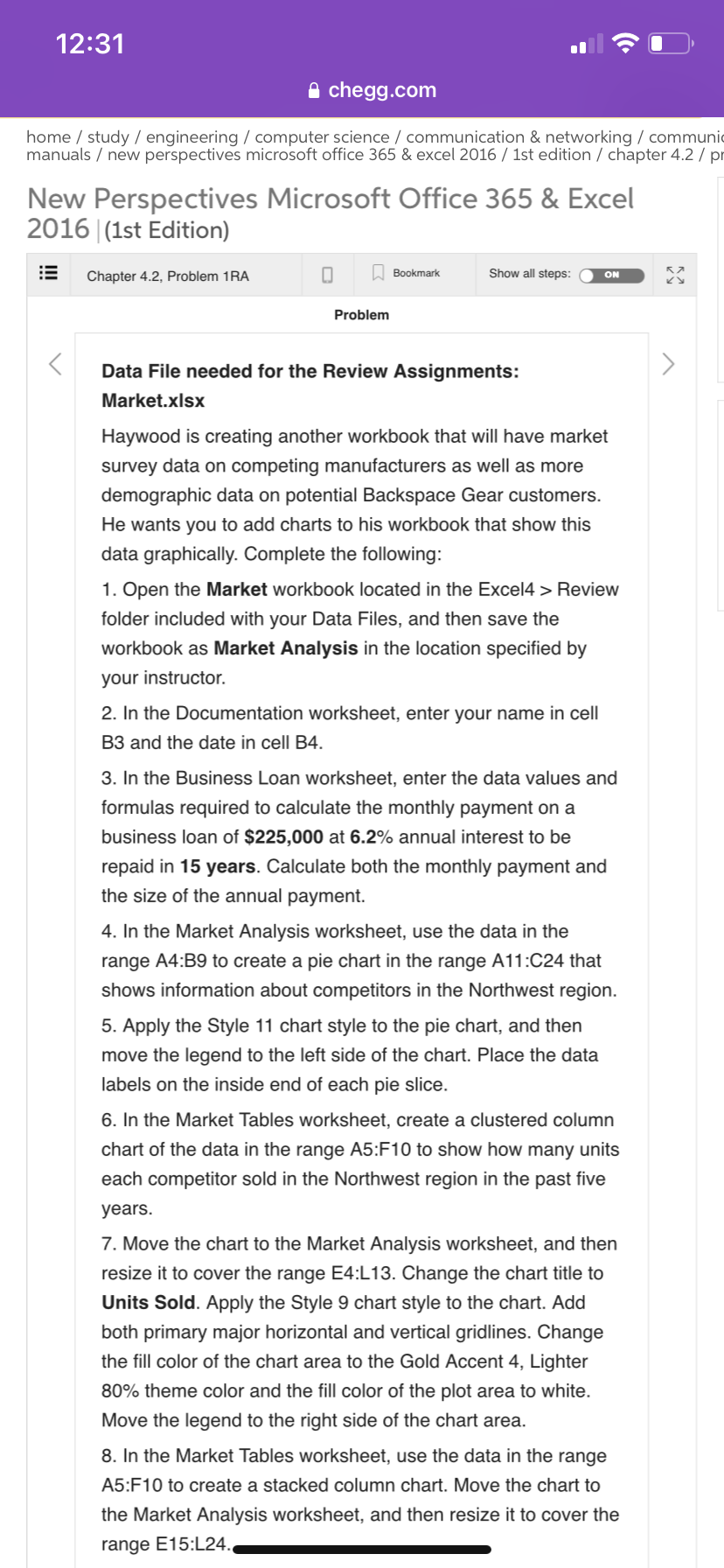 12:31 A chegg.com home / study / engineering / | Chegg.com
