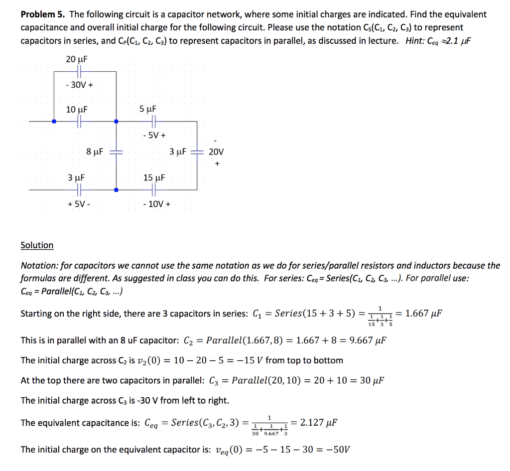 Solved Electric circuit problem Look at the solution. I | Chegg.com