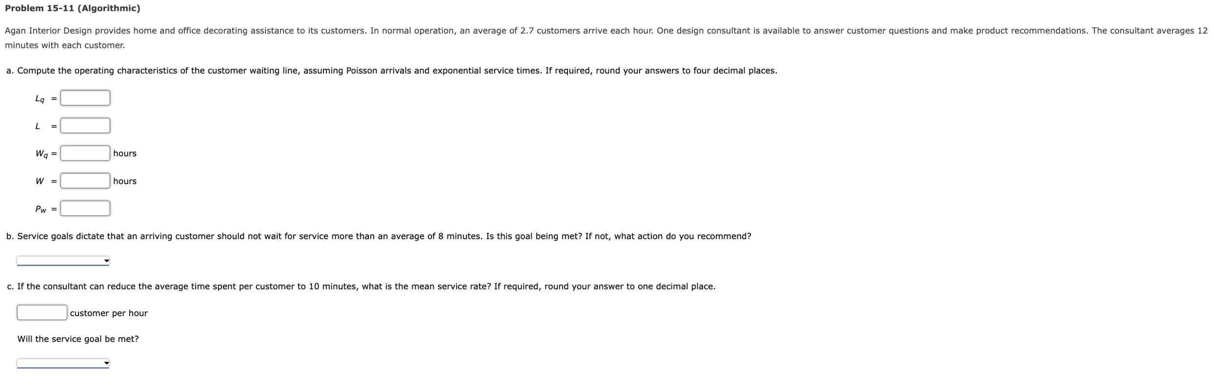Solved Problem 15-11Hi can you please help me solve this | Chegg.com