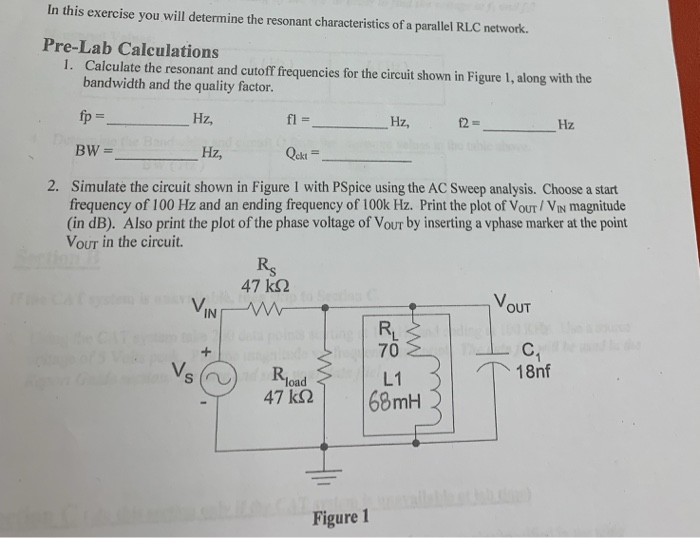 Solved In this exercise you will determine the resonant | Chegg.com