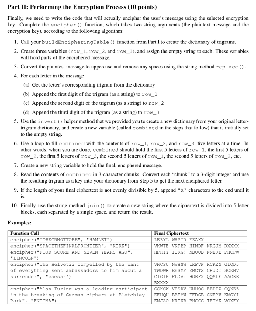 The Trifid Cipher The Trifid cipher (not to be | Chegg.com