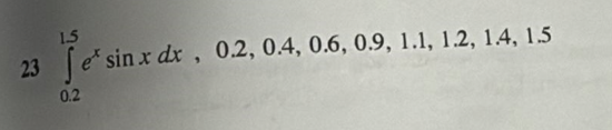 Solved by an EXPERT 23. ﻿Estimate the definite integral using all three | Chegg.com