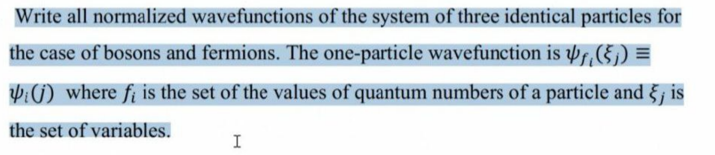 Solved Write All Normalized Wavefunctions Of The System Of