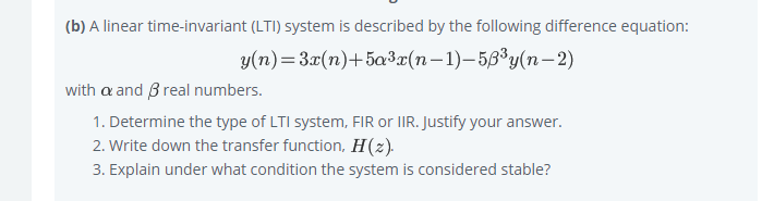 Solved (a) Consider the interconnection of a Linear | Chegg.com