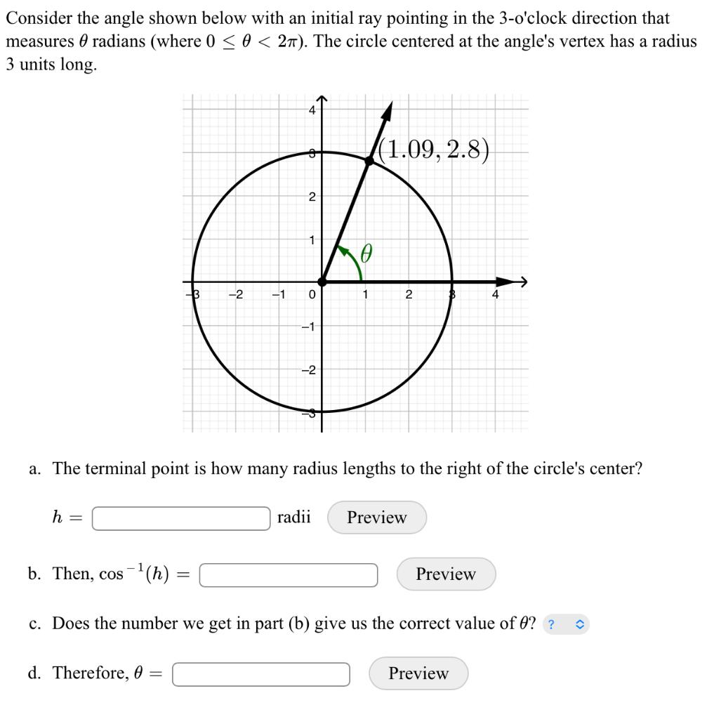 Solved Consider the angle shown below with an initial ray | Chegg.com