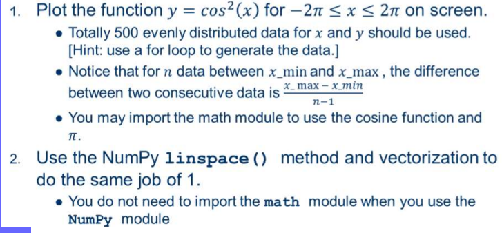 Solved 1 Generate A Numpy Array For An N×n Matrix Such That 5782