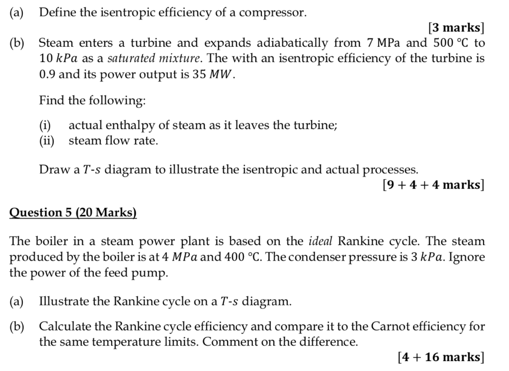 Solved (a) Define the isentropic efficiency of a compressor. | Chegg.com