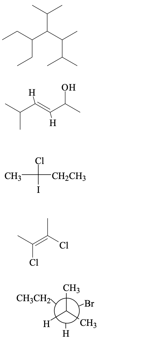 Solved OH H H C1 CH3 -CH2CH3 ci C1 CH3 CH3CHN Br H CH3 H | Chegg.com