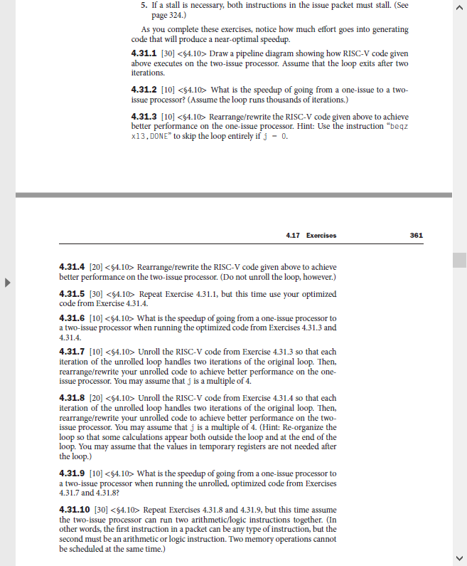 Solved 4.31 In this exercise we compare the performance of | Chegg.com