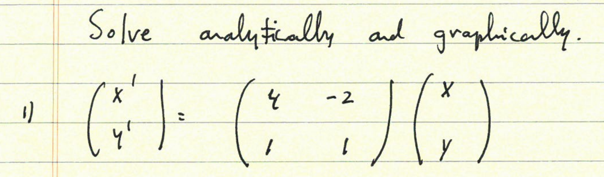 Solved Solve analytically and graphically. X X 4 - 2 1) ( ) | Chegg.com