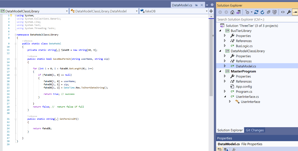 Solved Solution Explorer 合 03ca BusLogic.cs 1 x 후 # | Chegg.com